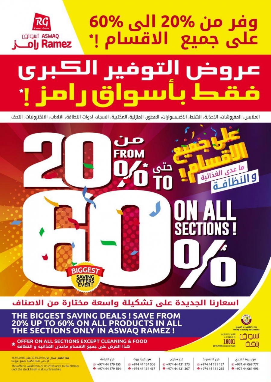 Aswaq Ramez Biggest Saving Deals in Qatar