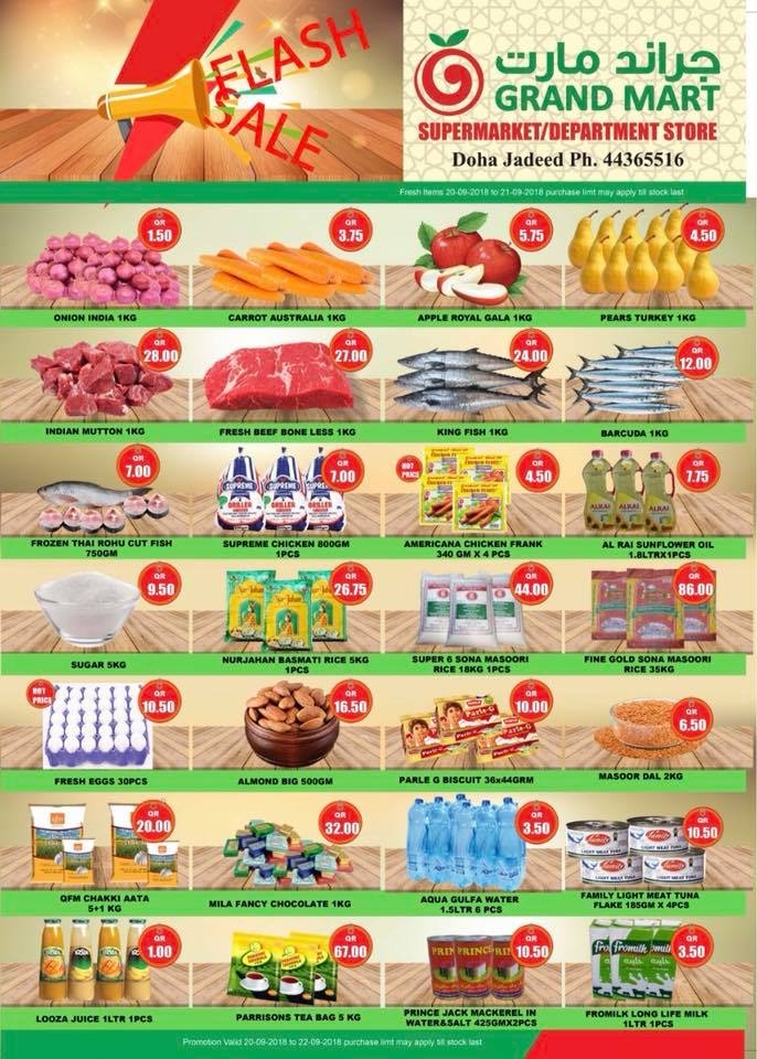 Grand Mart Flash sale