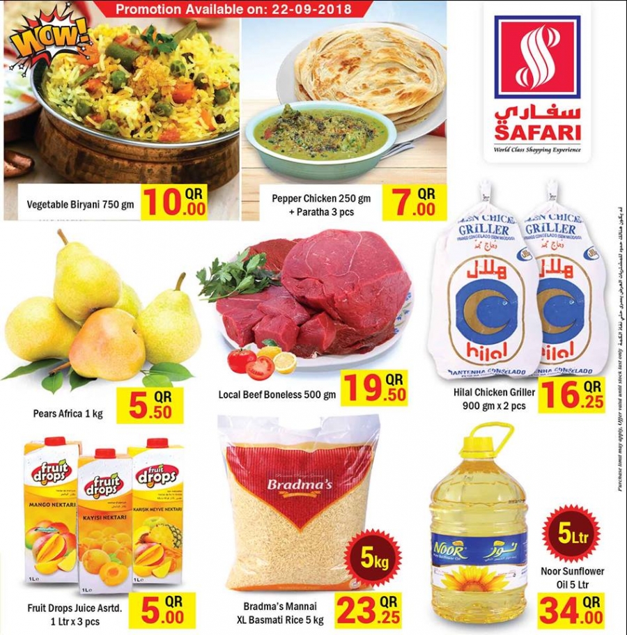 Safari Hypermarket Deals Of The Day September 22