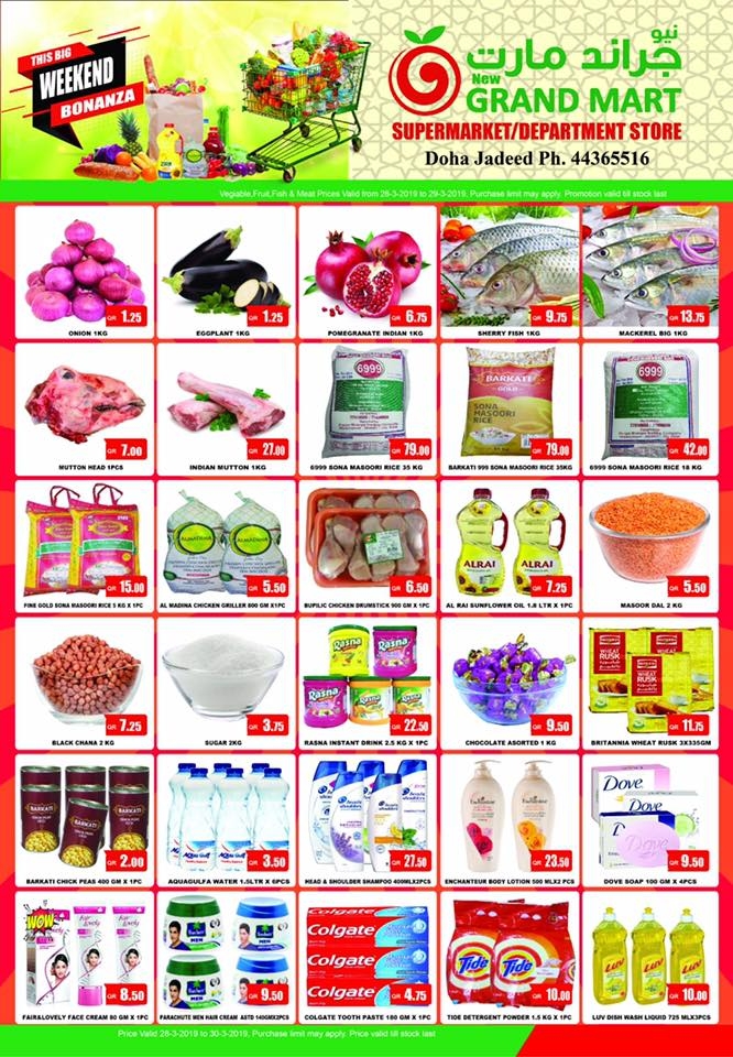Grand Mart Big Weekend Deals