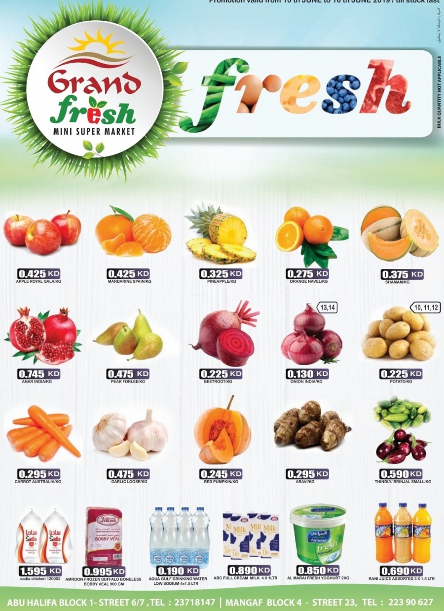 Grand Fresh Special Promotions