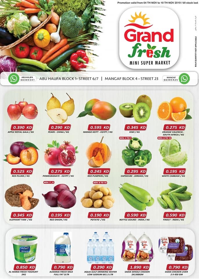 Grand Fresh Mini Supermarket Abuhalifa & Mangaf Big Offers