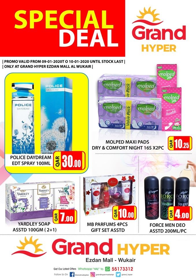 Grand Hyper Ezdan Mall Qatar Weekend Special Deals