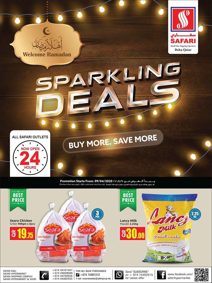 Safari Hypermarket Qatar Sparkling Deals | Safari Offers