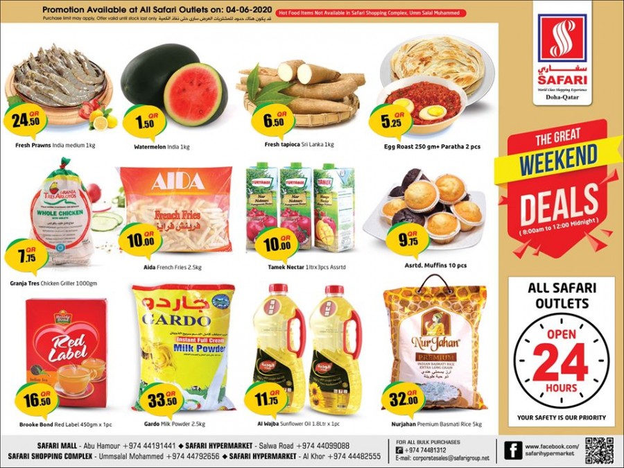 Safari Hypermarket Qatar Daily Deals 04 June 2020