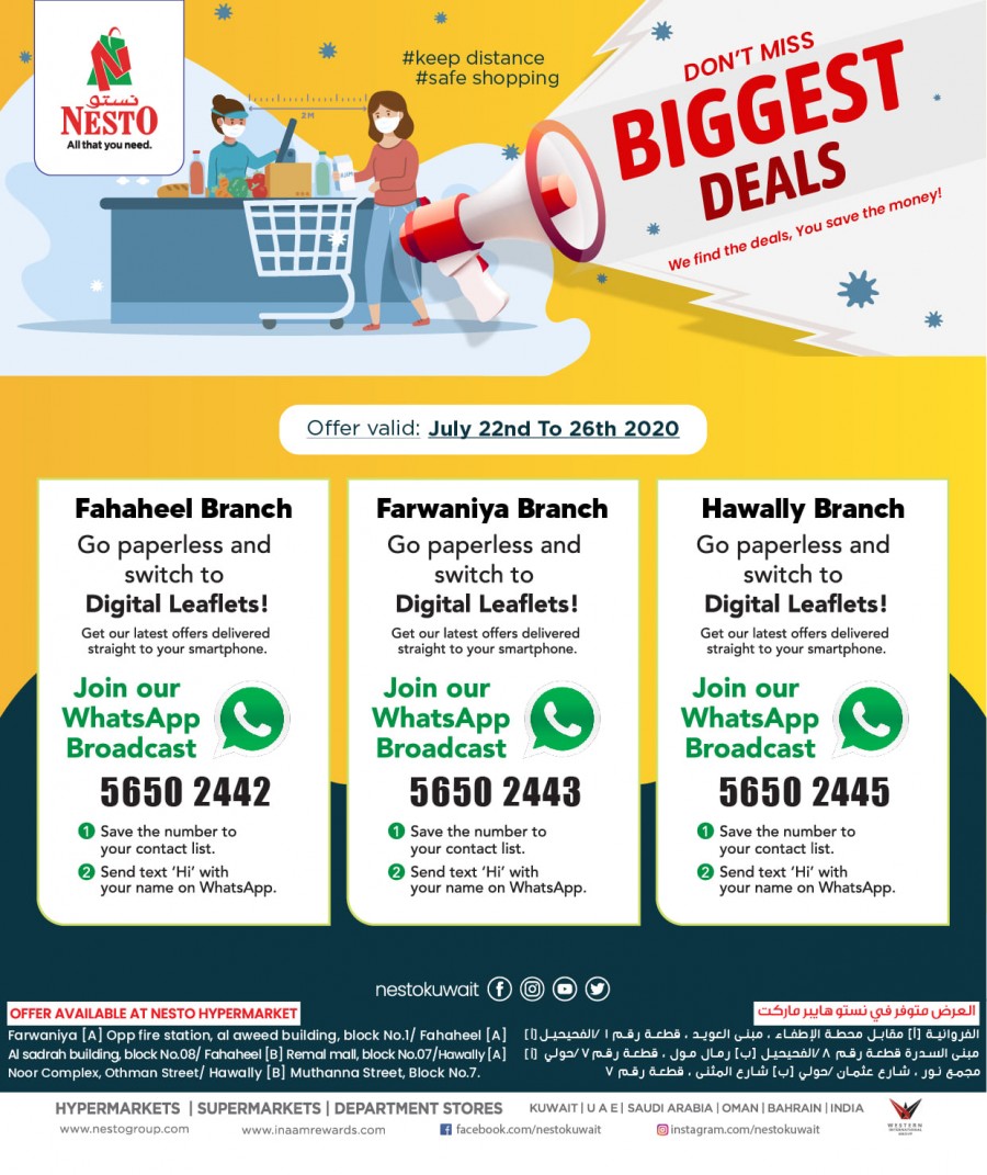Nesto Hypermarket Kuwait Biggest Deals | Kuwait Offers