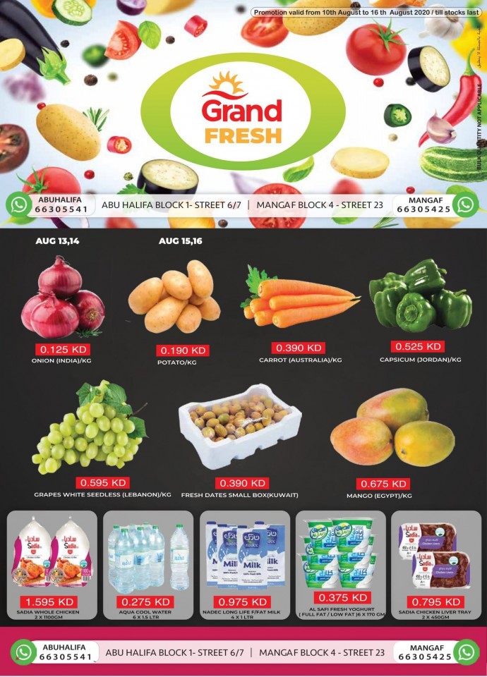 Grand Fresh Mini Supermarket Abuhalifa & Mangaf Best Deals