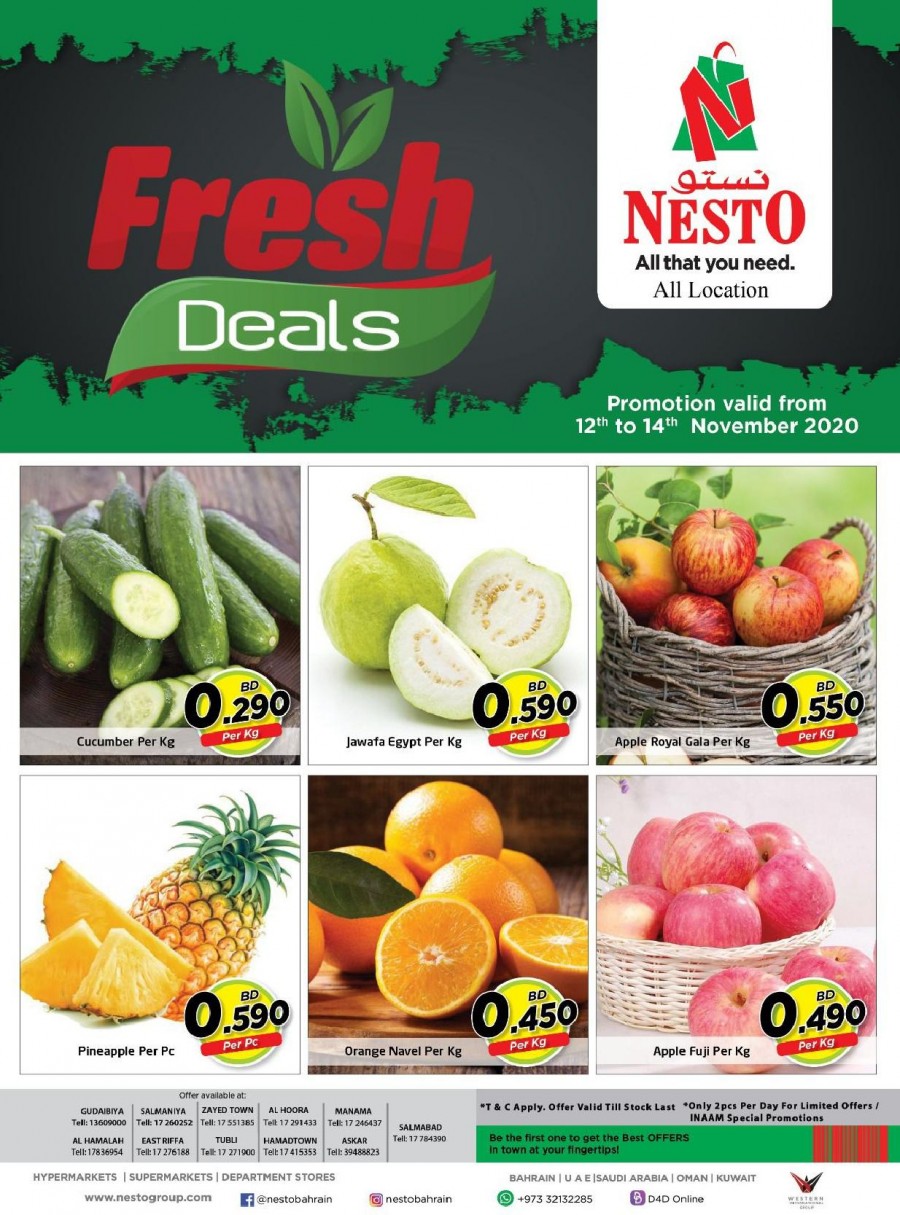 Nesto Hypermarket Weekend Fresh Deals | Bahrain Offers