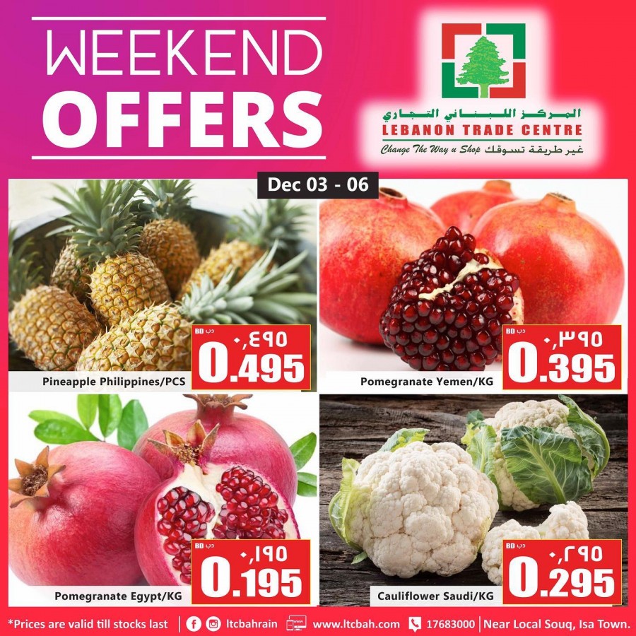 Lebanon Trade Centre Bahrain Super Weekend Offers