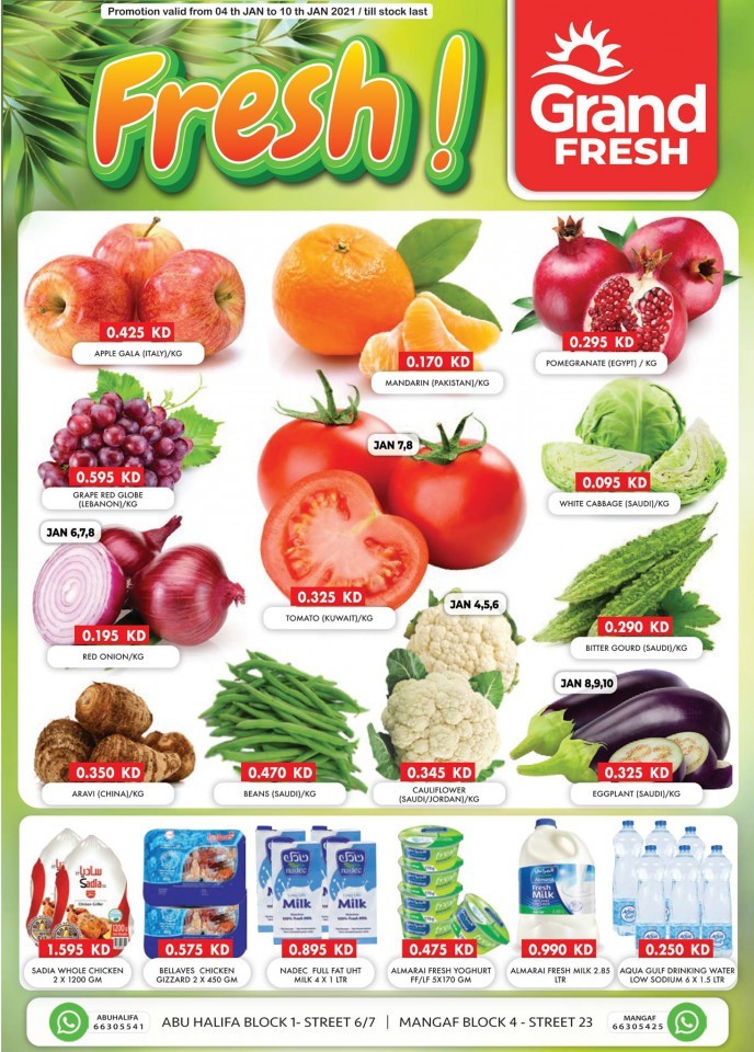 Grand Fresh Abu Halifa & Mangaf This Week Offers
