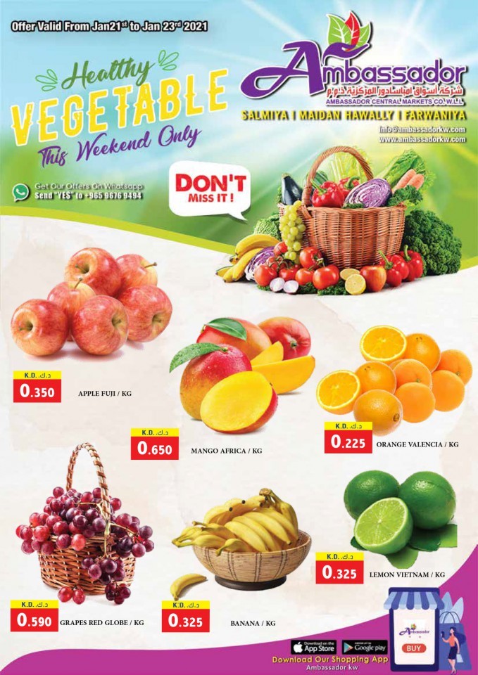 Ambassador Supermarket Kuwait Weekend Offer