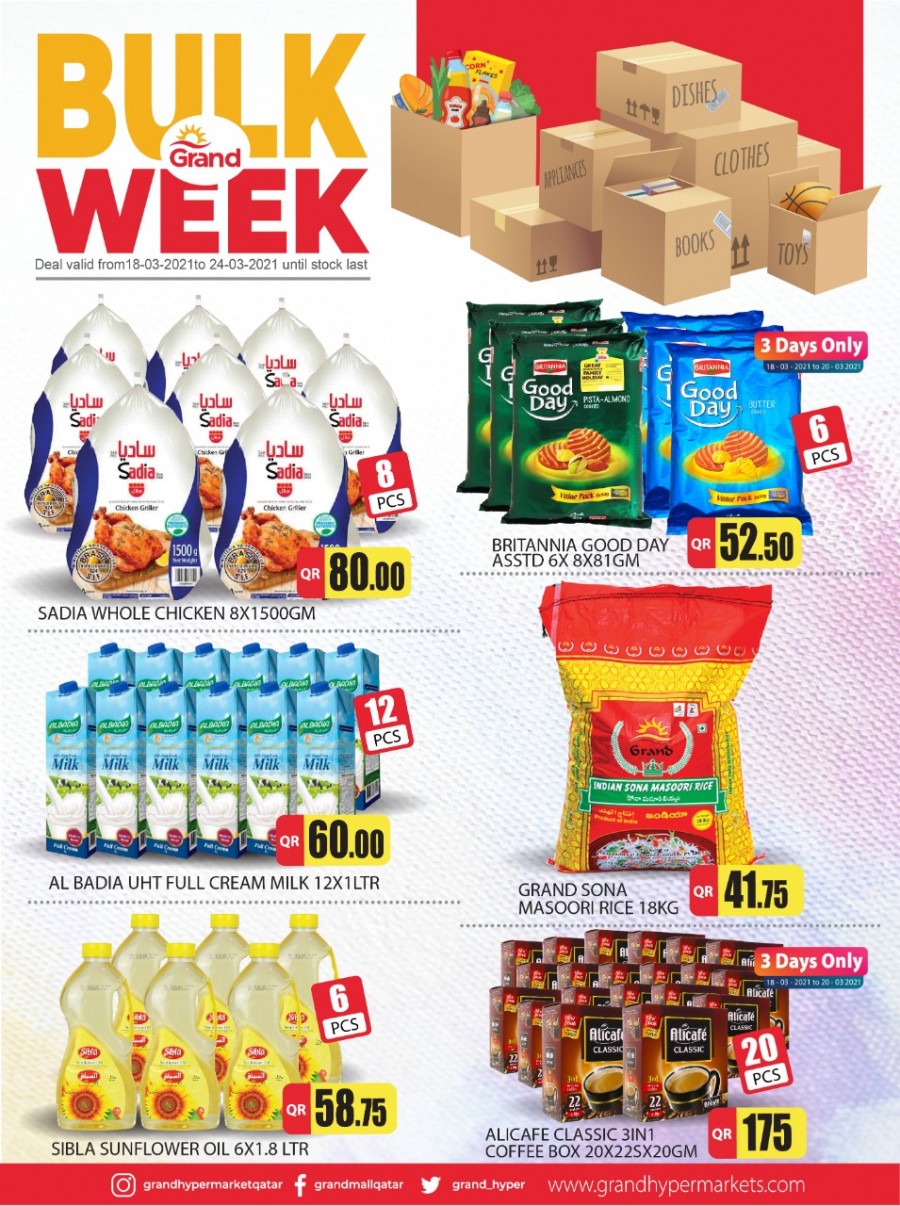 Grand Hyper Bulk Week Offers | Grand Hyper Qatar Offers