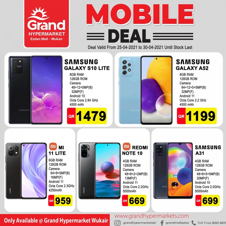 Grand Hypermarket Super Mobile Deals | Qatar Offers