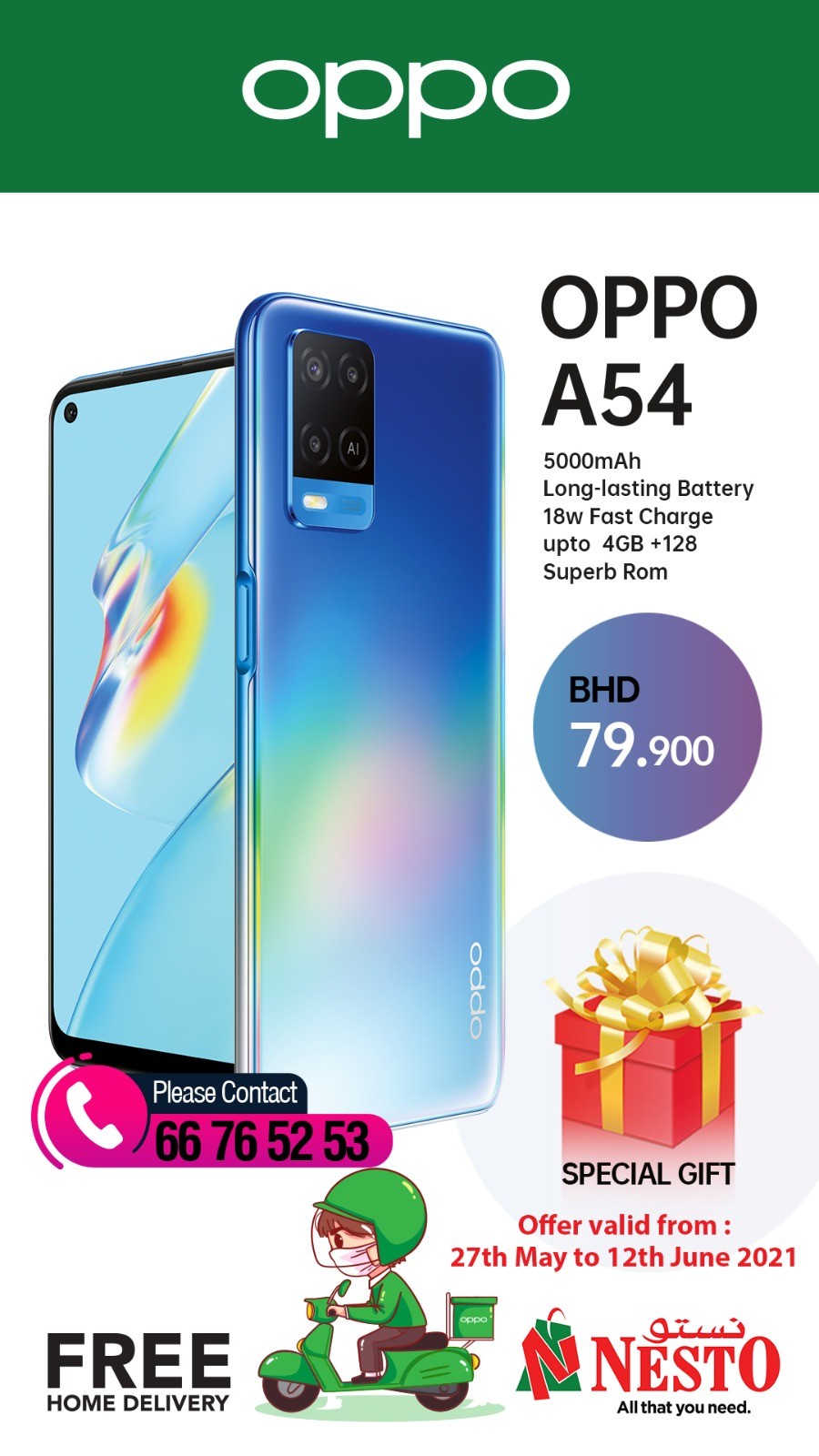 Nesto Hypermarket Oppo Special Offers | Bahrain Offers