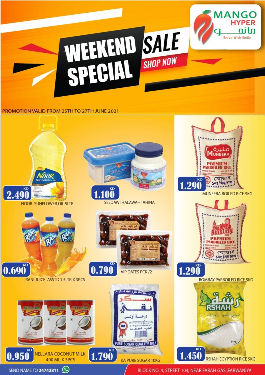 Mango Hyper Farwaniya Special Weekend Sale Deals