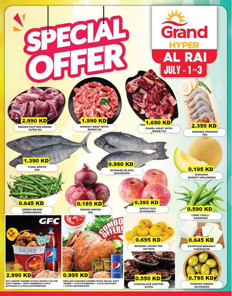 Grand Hyper Al Rai Special Weekend Offer | Kuwait Best Offer