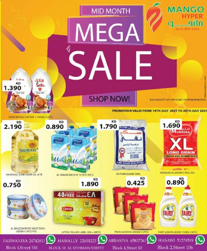 Mango Hyper Kuwait Mid Month Mega Sale Deals
