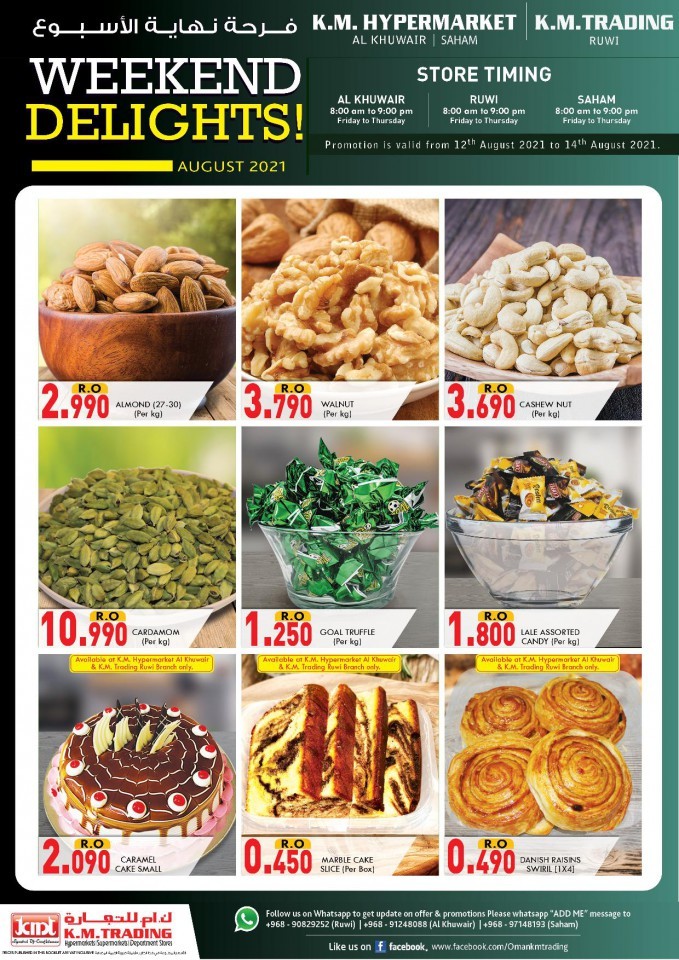 KM Trading & Hypermarket Best Weekend Delights Promotion