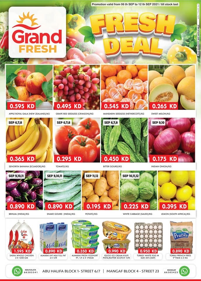 Grand Fresh Mangaf & Abu Halifa Midweek Deals