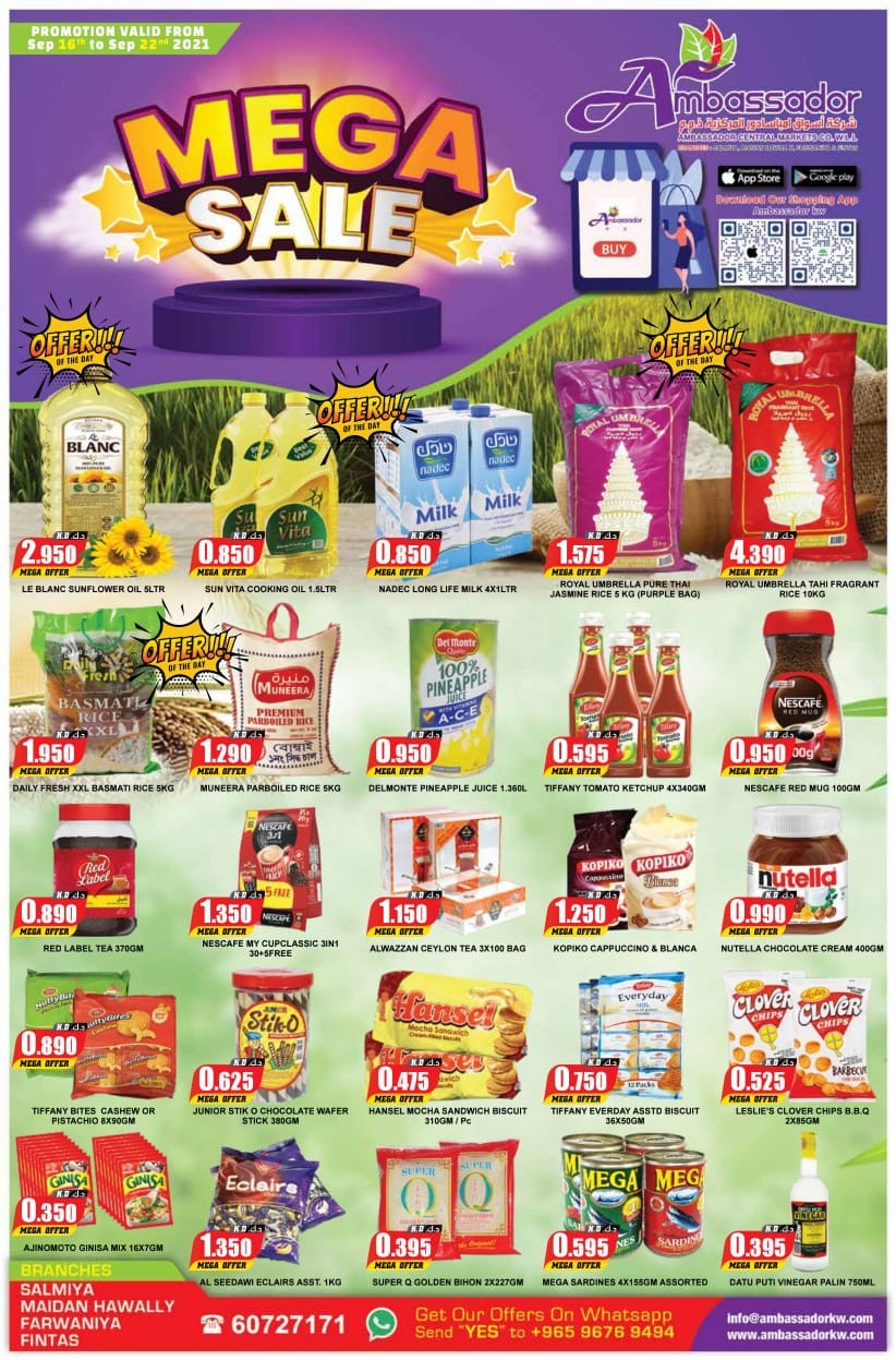 Ambassador Supermarket Mega Sale Deals | Kuwait Promotions