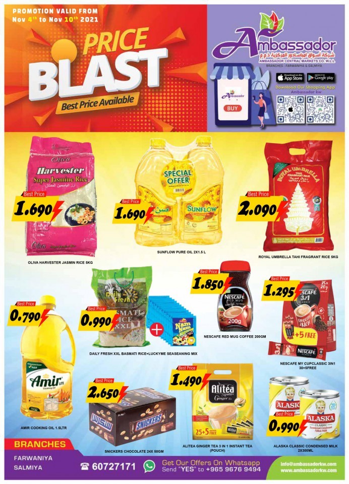 Ambassador Supermarket Price Blast Deals | Kuwait Discounts