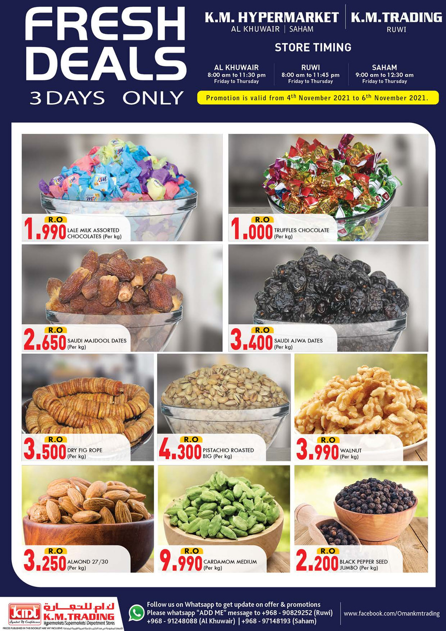 KM Trading & Hypermarket 3 Days Deals | Oman Offers