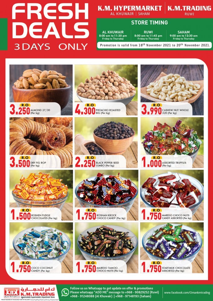 KM Trading & Hypermarket Oman Weekend Fresh Deals