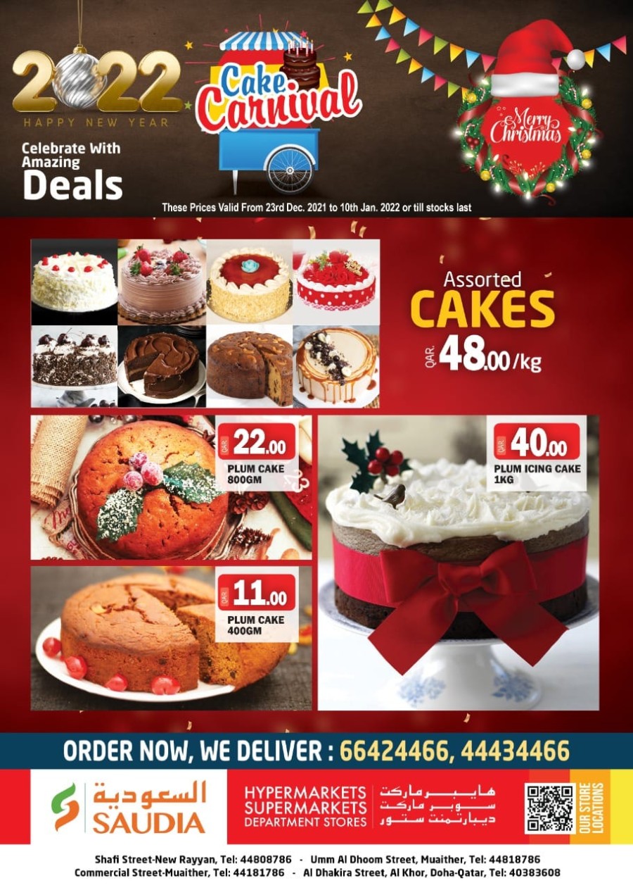 Saudia Hypermarket Cake Carnival Offers | Qatar Offers
