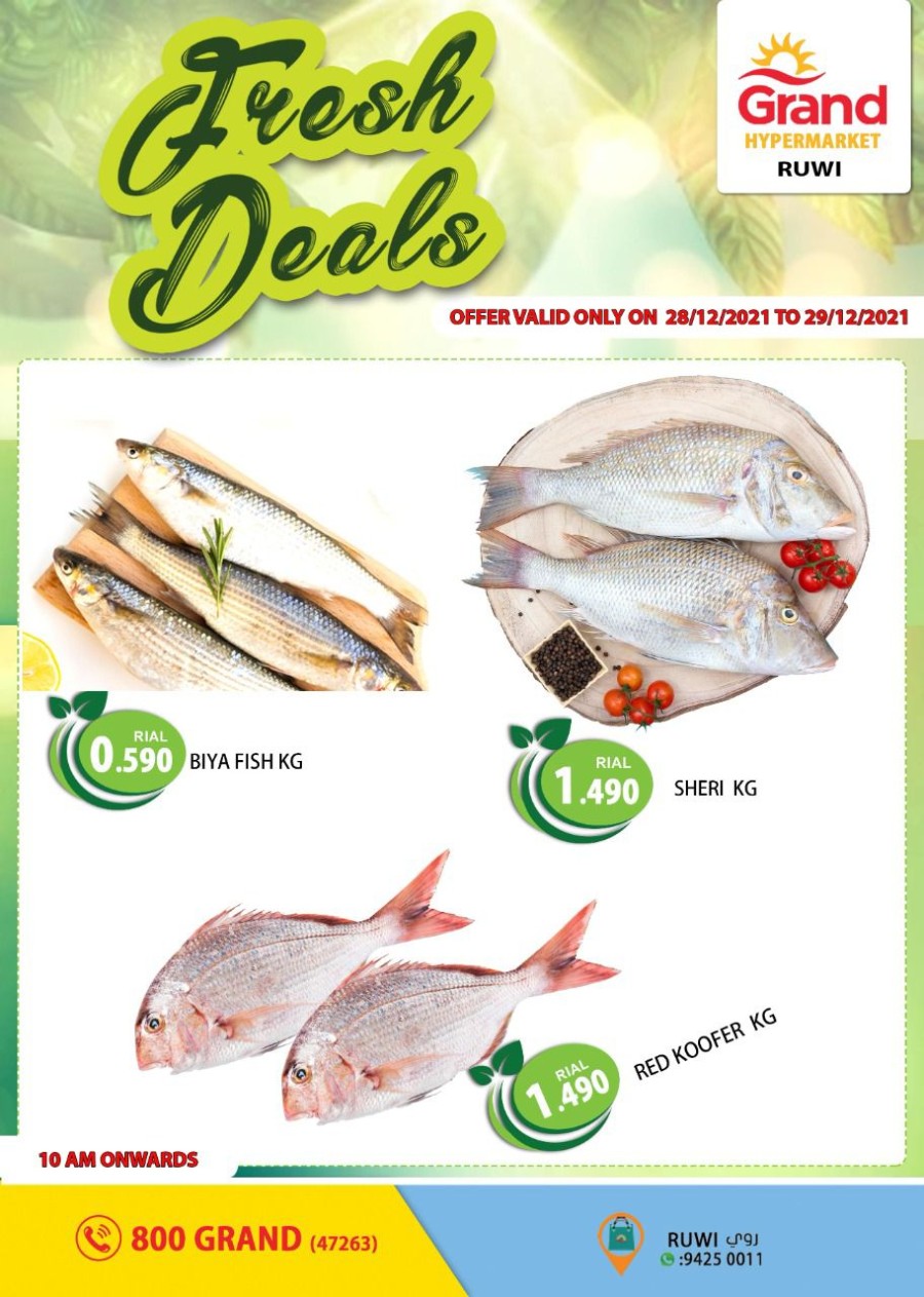 Grand Hypermarkets Ruwi Fresh Deals 28-29 December 2021