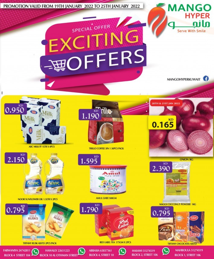 Mango Hyper Kuwait Exciting Offers 19-25 January 2022