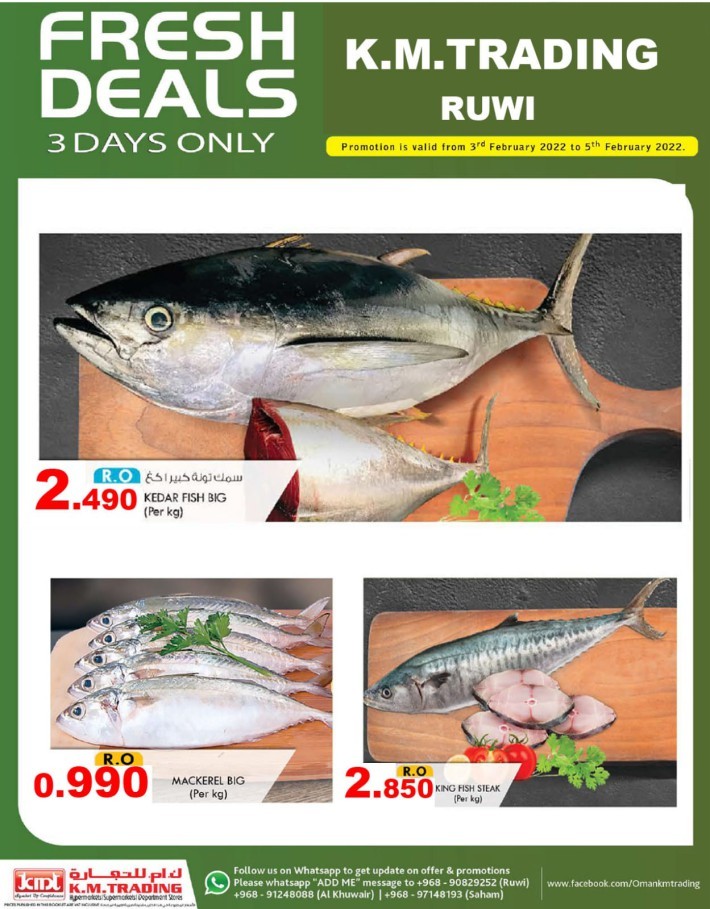 KM Trading Fresh Deals