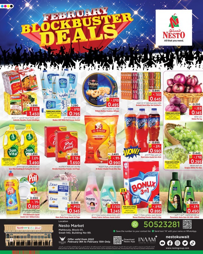 Nesto Market Blockbuster Deals 9-15 February 2022