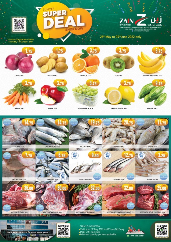 Zain Hypermarket Summer Super Deal | Qatar Summer Deals