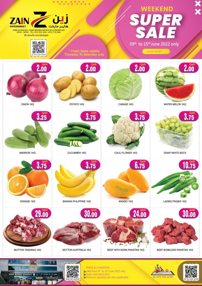 Zain Weekend Deal 09-15 June 2022 | Qatar New Promotions