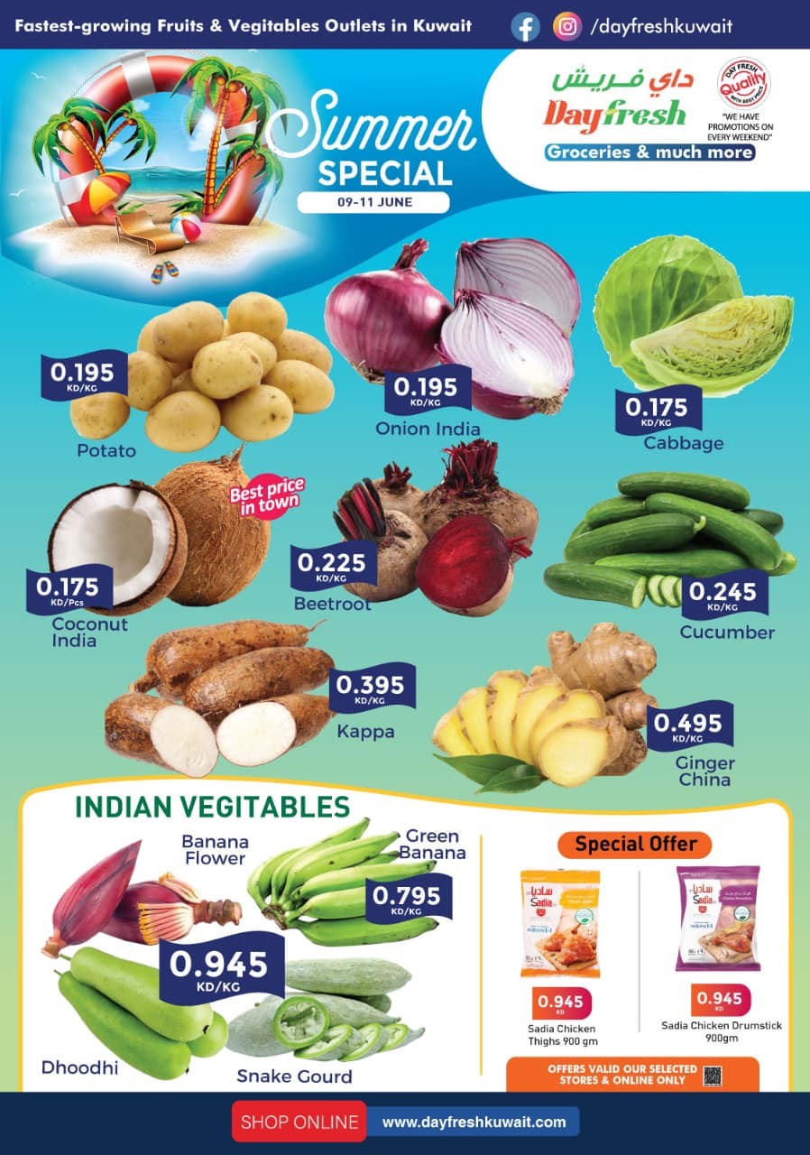 Day Fresh Summer Weekend Offers 9-11 June 2022