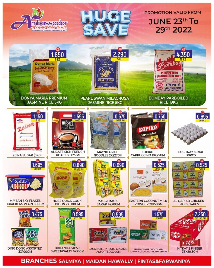 Ambassador Supermarket Huge Save Deals | Kuwait Offers