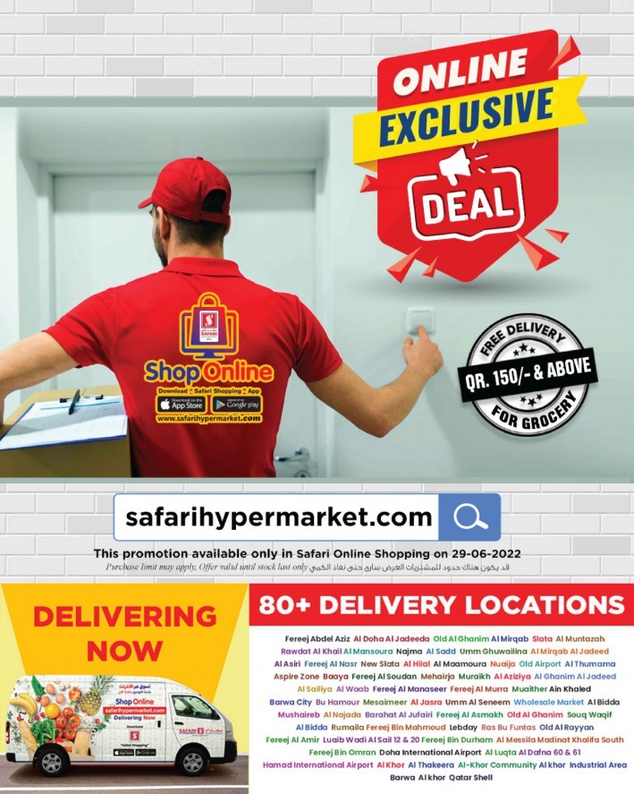 Safari Online Deals 29 June 2022 | Qatar Offers Today
