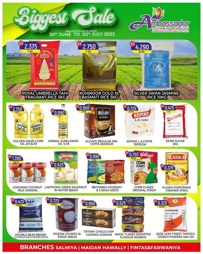Ambassador Supermarket Biggest Sale Deals | Kuwait Offers