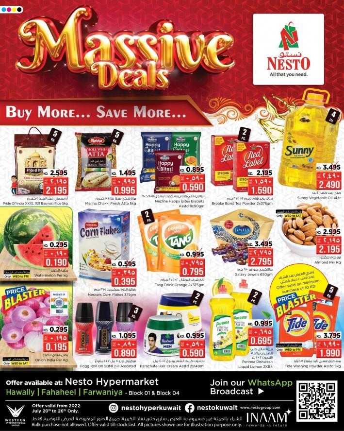 Nesto Hypermarket Massive Deals | Kuwait Nesto Offers