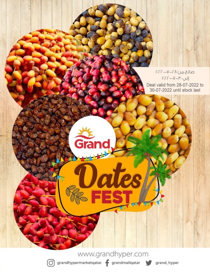 Grand Dates Fest Deals | Qatar Dates Offers