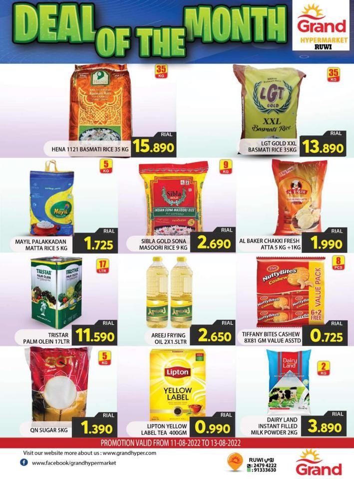Grand Hypermarket Deal Of The Month | Ruwi Best Offers