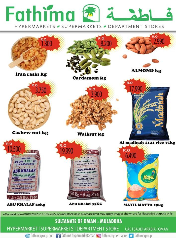 Fathima Shopping Weekend Offer 8-10 September 2022