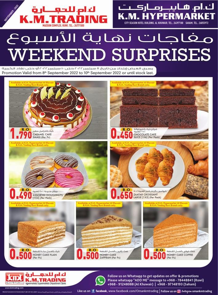 KM Trading & Hypermarket Weekend Deals 8-10 September 2022
