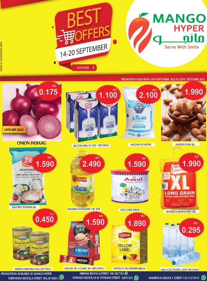 Mango Hyper Weekly Offer 14-20 September 2022
