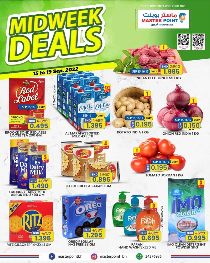Master Point Midweek Deals | Bahrain Offer Flyer