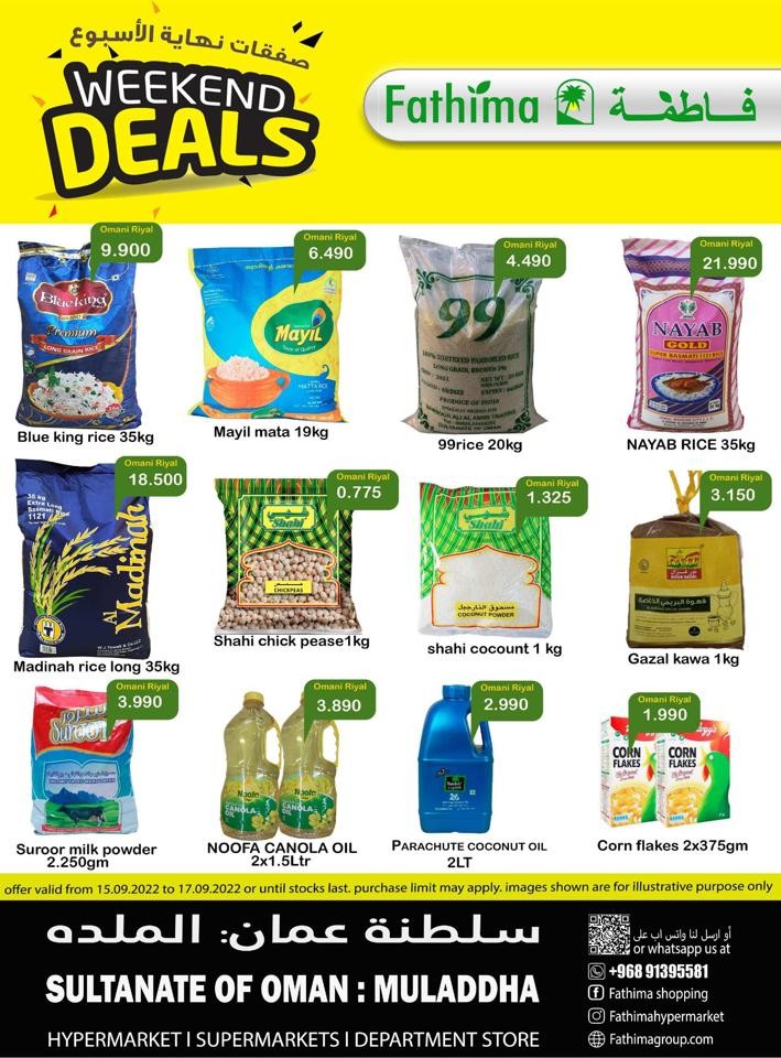 Fathima Shopping Weekend Offer 15-17 September 2022