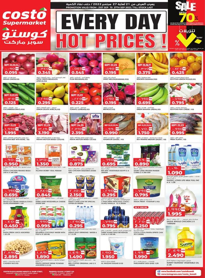 Costo Supermarket Every Day Hot Prices Offer Flyer