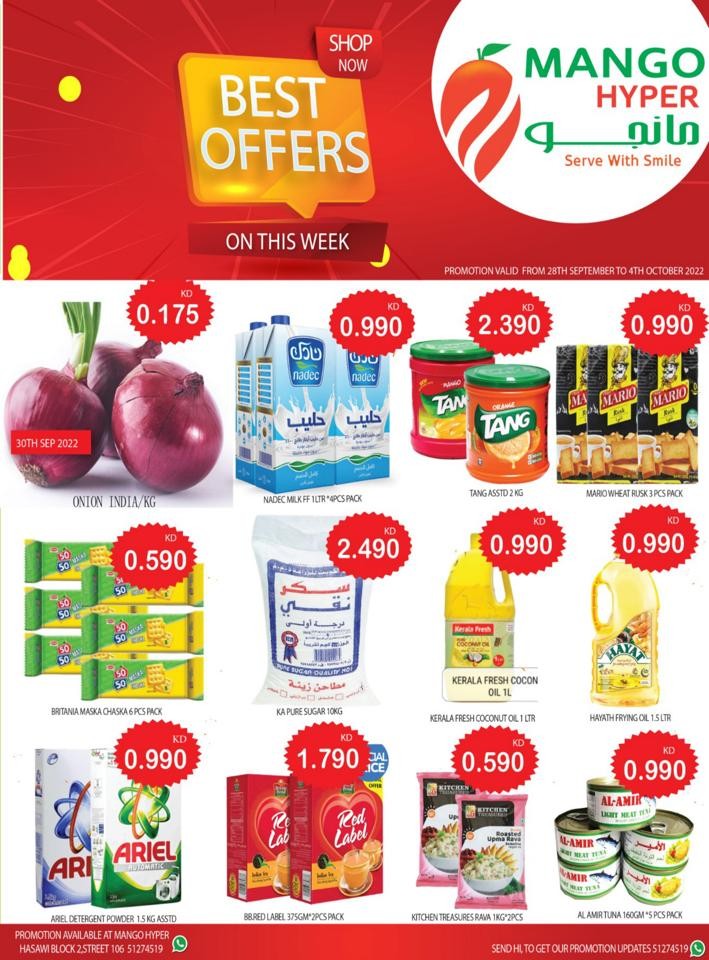 Mango Hyper Weekly Best Offers Flyer | Kuwait Fliers