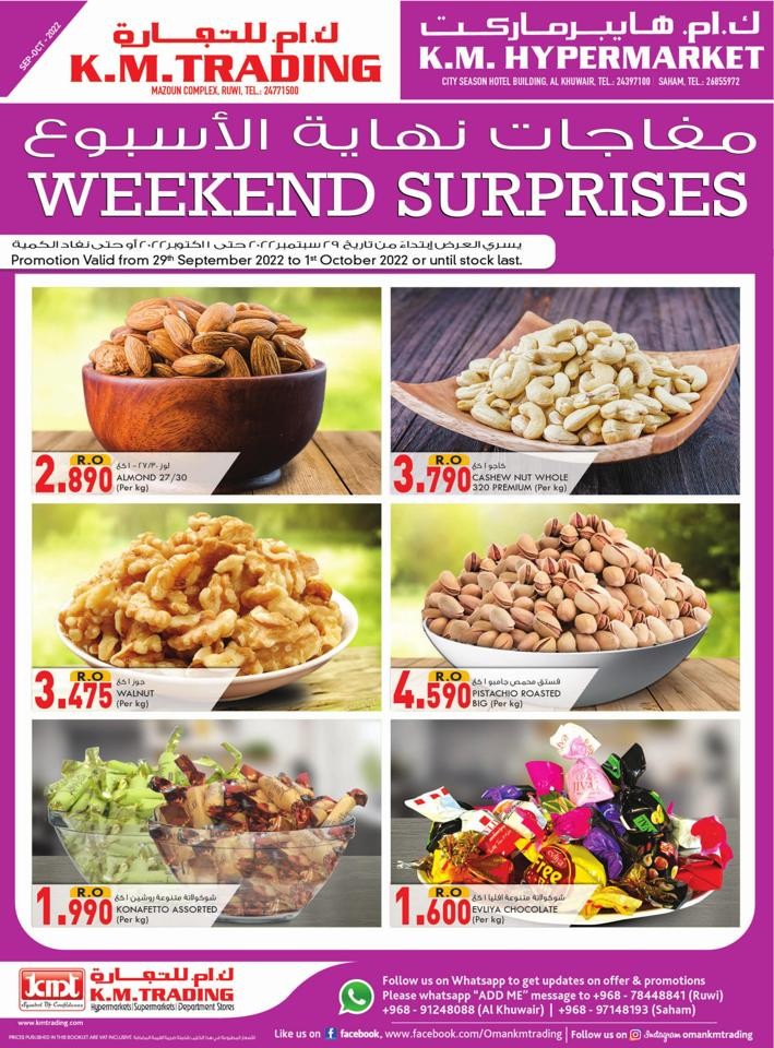 KM Trading & Hypermarket 3 Days Weekend Surprises Offer KM Trading & Hypermarket 3 Days Weekend Surprises Offer