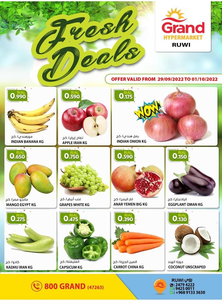 Grand Hypermarket Ruwi 3 Days Fresh Deal Flyer